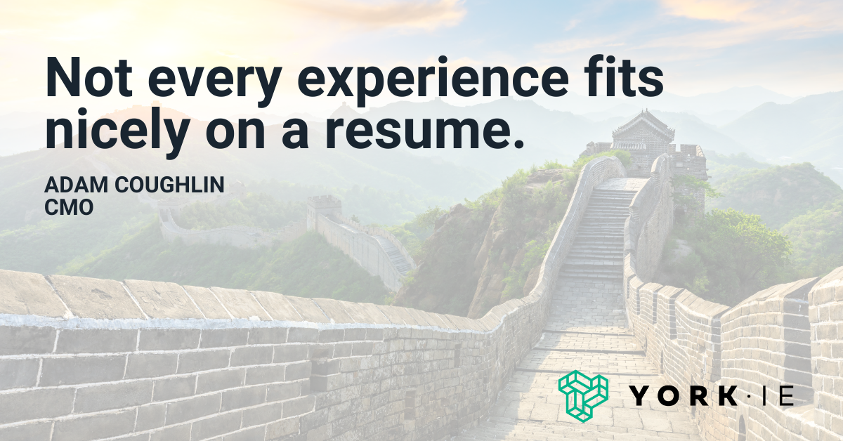 The Path Less Traveled Leads to the Top - York IE